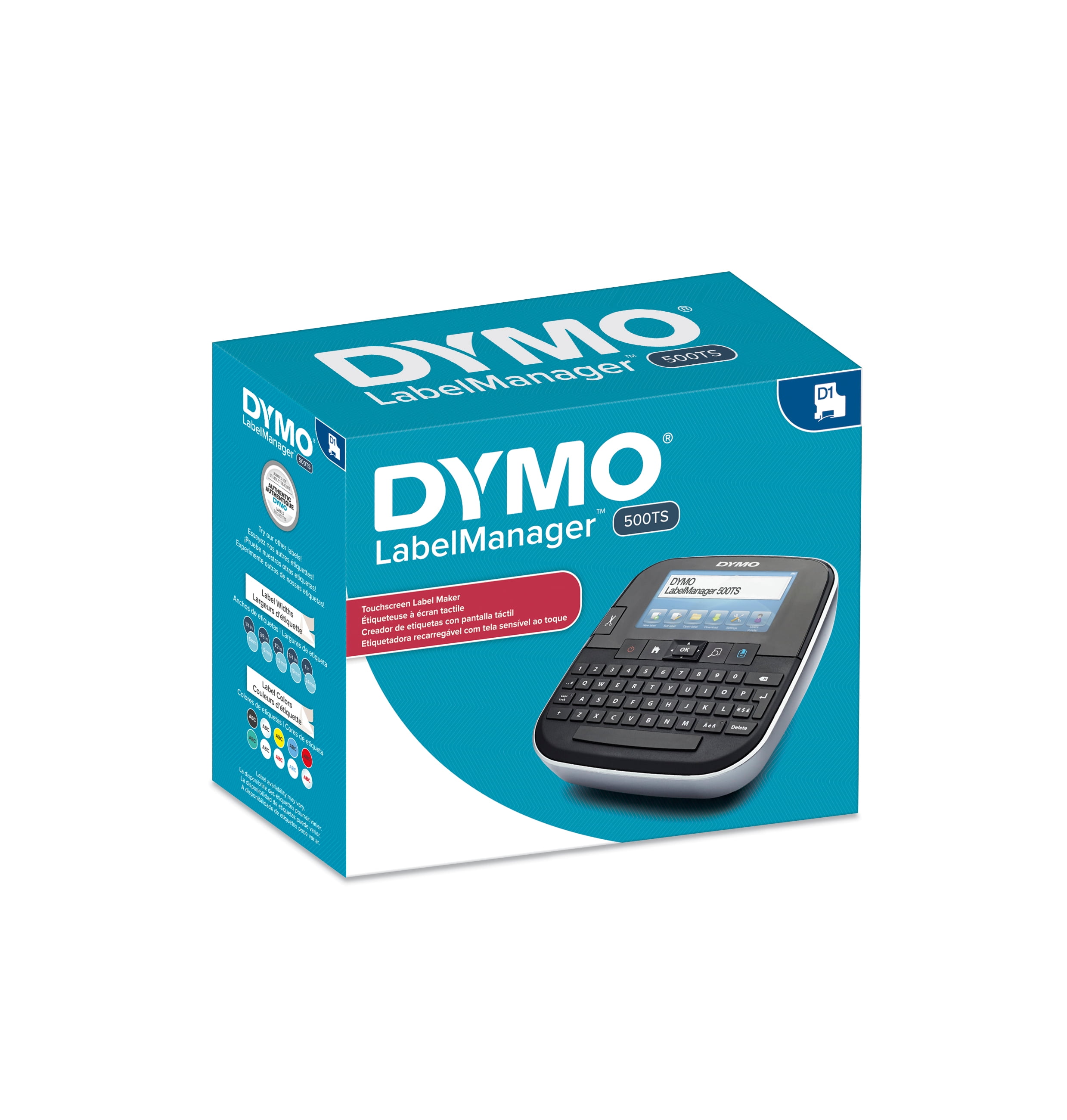 DYMO LabelManager 500TS, Full-Color Touch Screen Label Maker, 1 Count ...