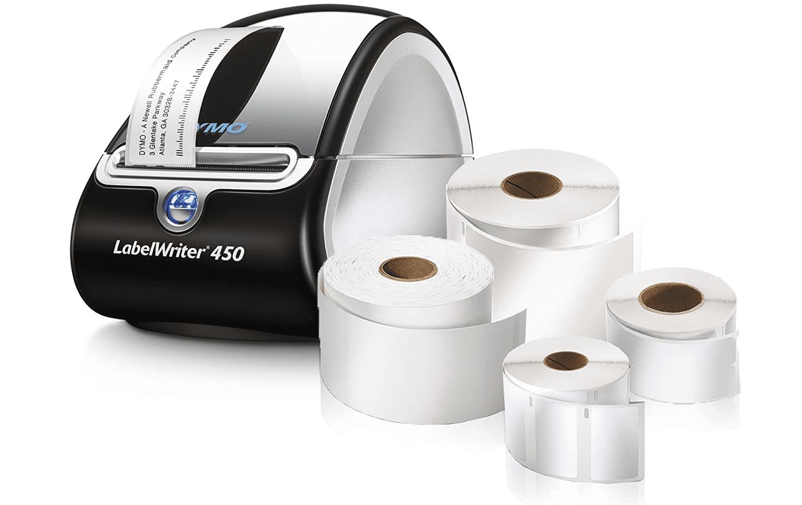 DYMO LabelWriter 450 Super Bundle - FREE Label Printer with 4 rolls of ...