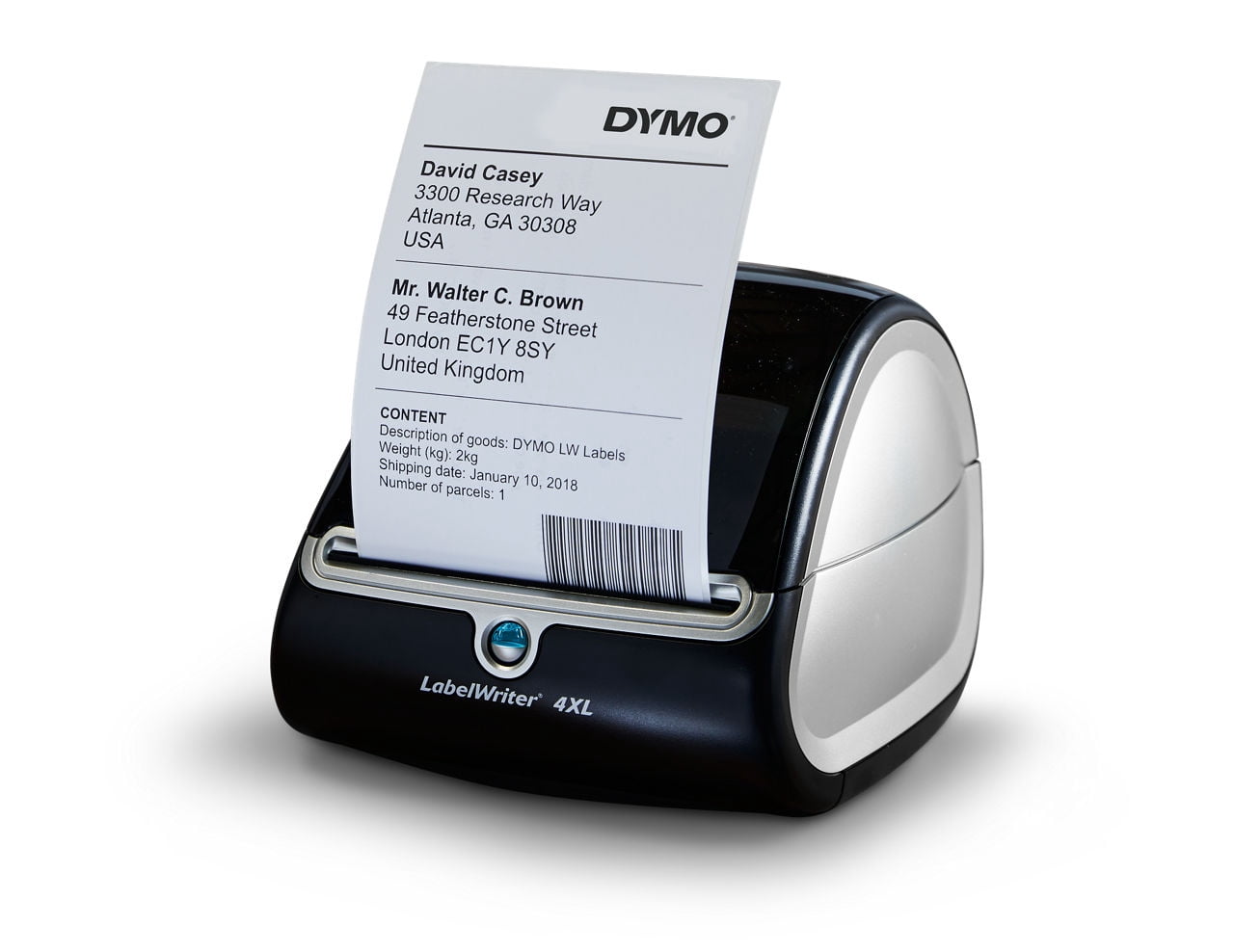 DYMO LabelWriter 4XL Direct Thermal Shipping Label Printer USB, High ...