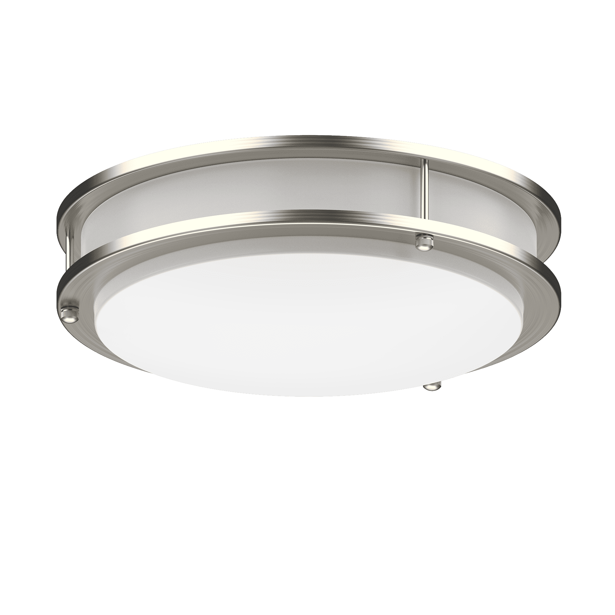 "DYMOND 10"" LED Overhead Ceiling Light Fixture, Dimmable, Brushed ...