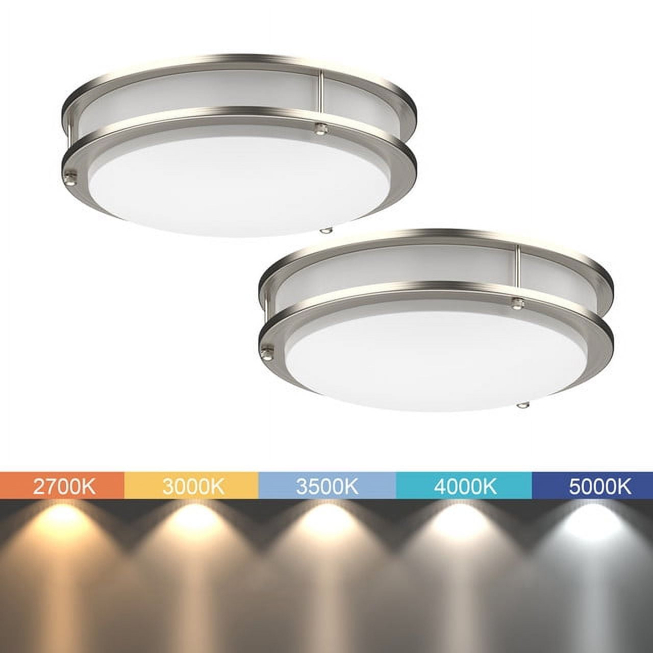 DYMOND 14" LED Kitchen & Hallway Ceiling Light, Flush Mount, Adjustable ...