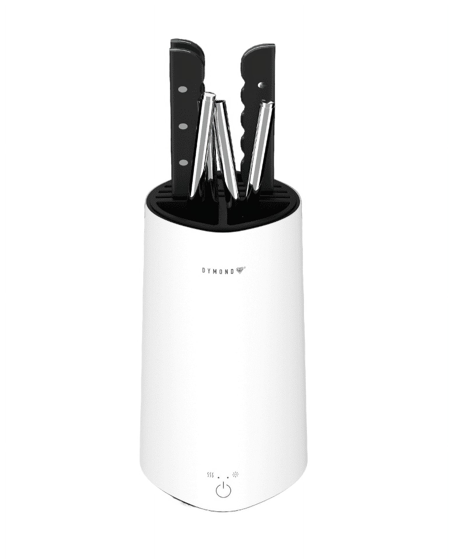 DYMOND Knife Storage Block, Universal Knife Holder Countertop Butcher ...