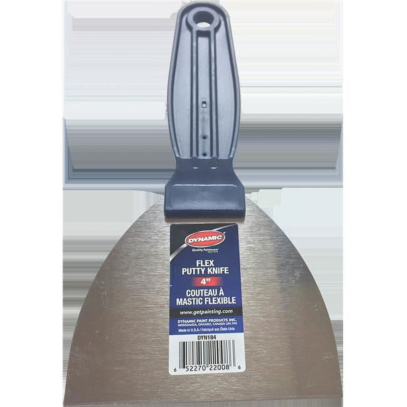 DYN184 4 in. DIY Flex Broad Knife with Carbon Steel Blade - Walmart.com