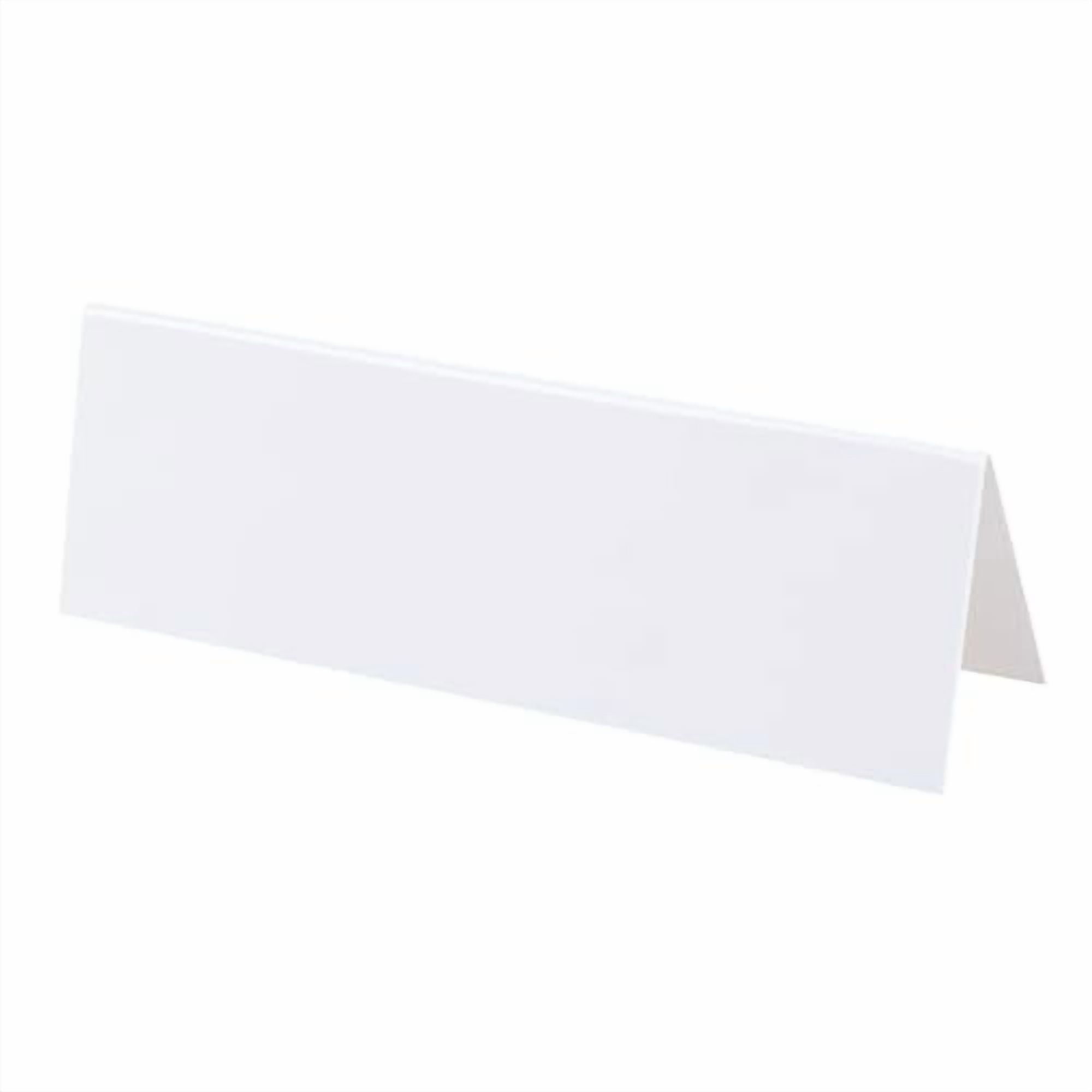 DYNAMI 100 Pack Reusable Name Tent Cards,Acrylic Porcelain Whiteboard ...