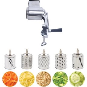 Stainless Steel Rotary Cheese Grater/Vegetable Chopper Food Mills ...
