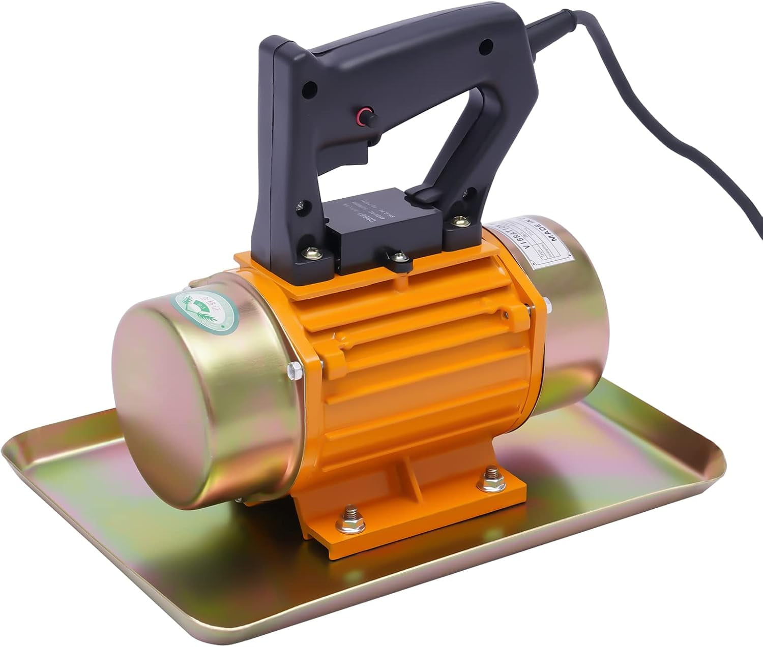 DYNAMI Concrete Vibrator Plate Trowel,Portable Vibratory Smoothing ...