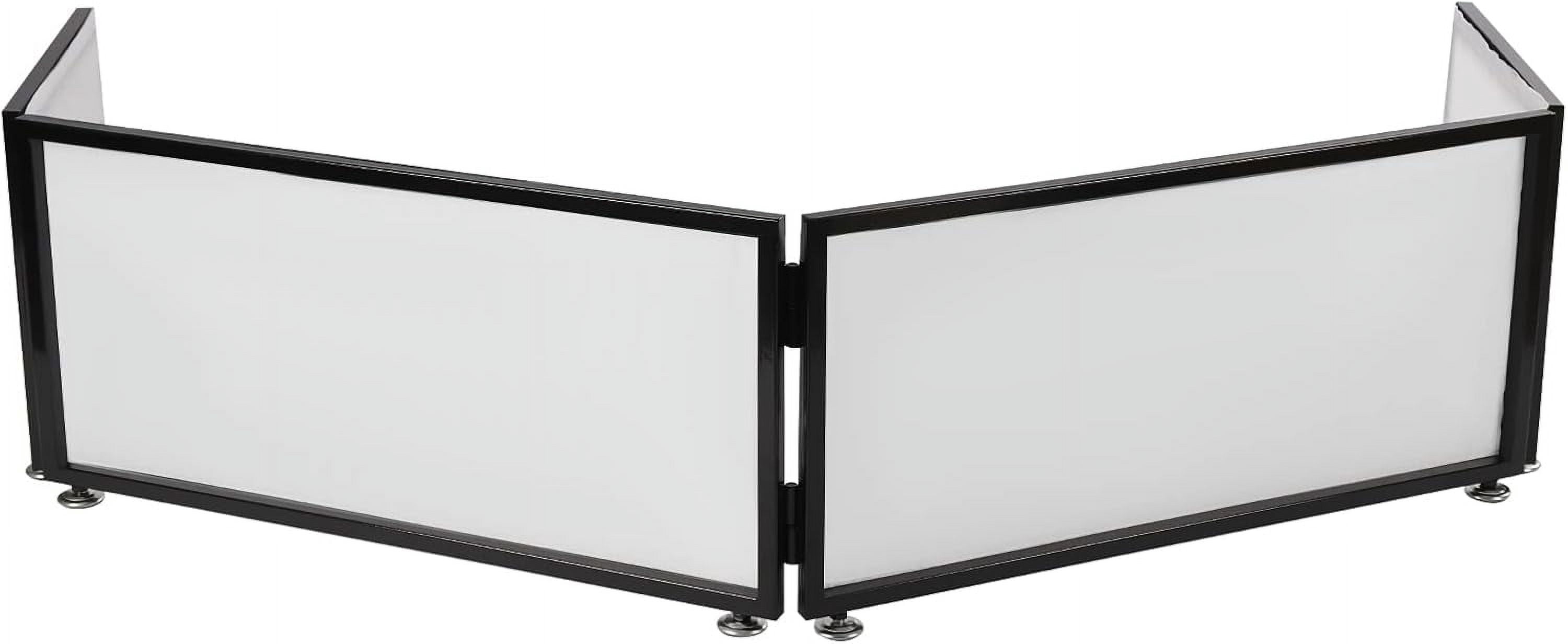 DYNAMI DJ Booth Foldable Cover Screen,5.6 ft Portable Tabletop Event ...