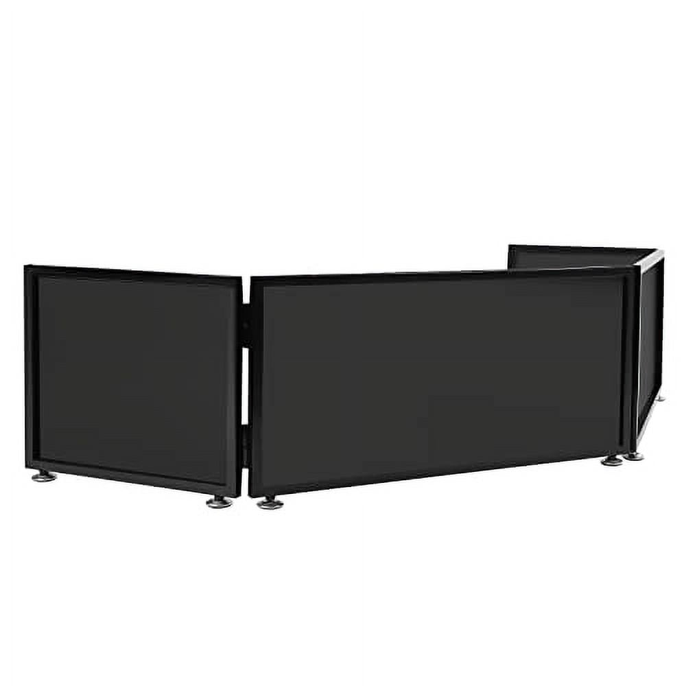 DYNAMI DJ Booth Foldable Cover Screen,5.6 ft Portable Tabletop Event ...