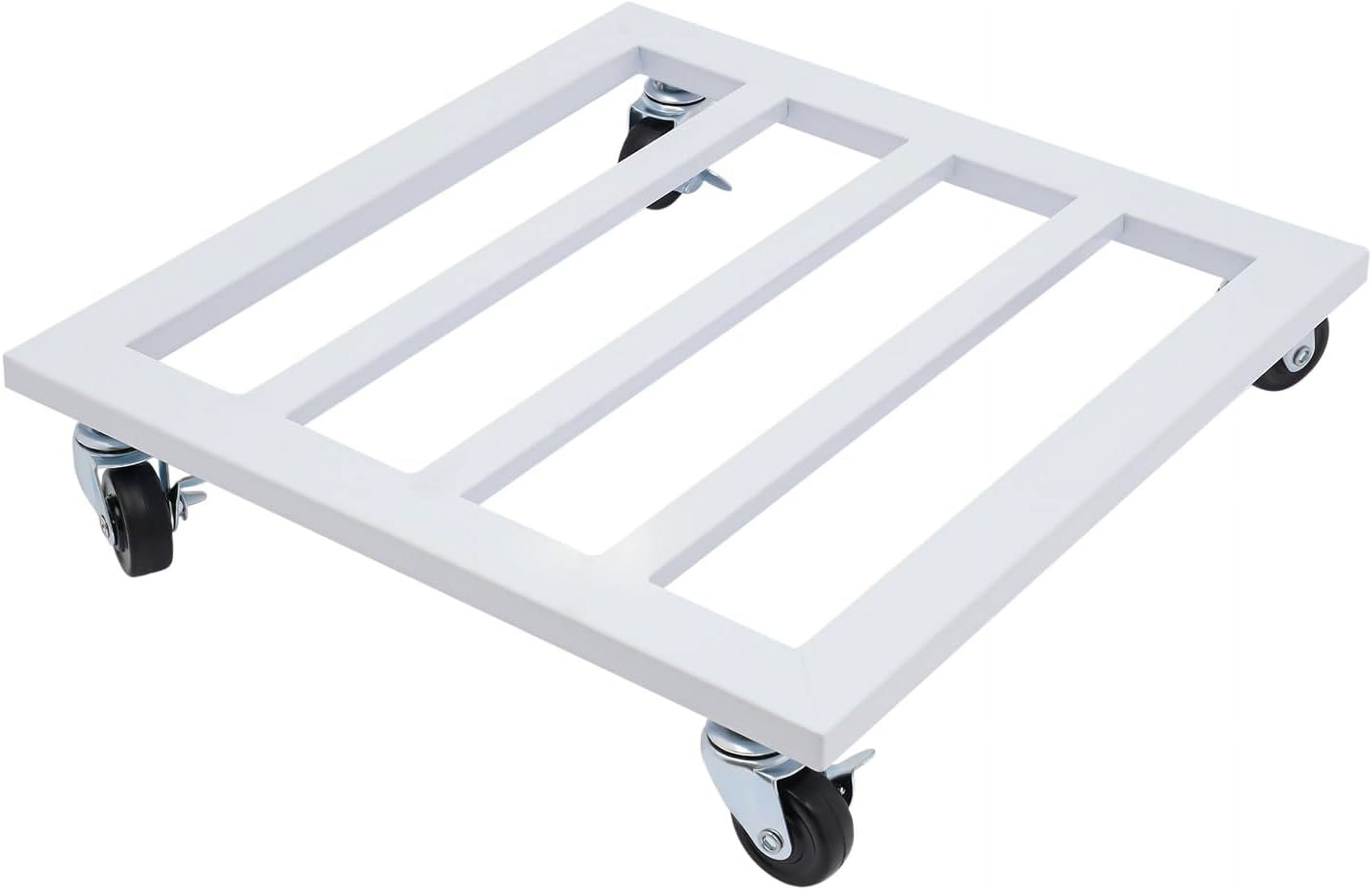 DYNAMI Plant Caddy with Wheels,14inch Heavy Duty Metal Plant Stand ...