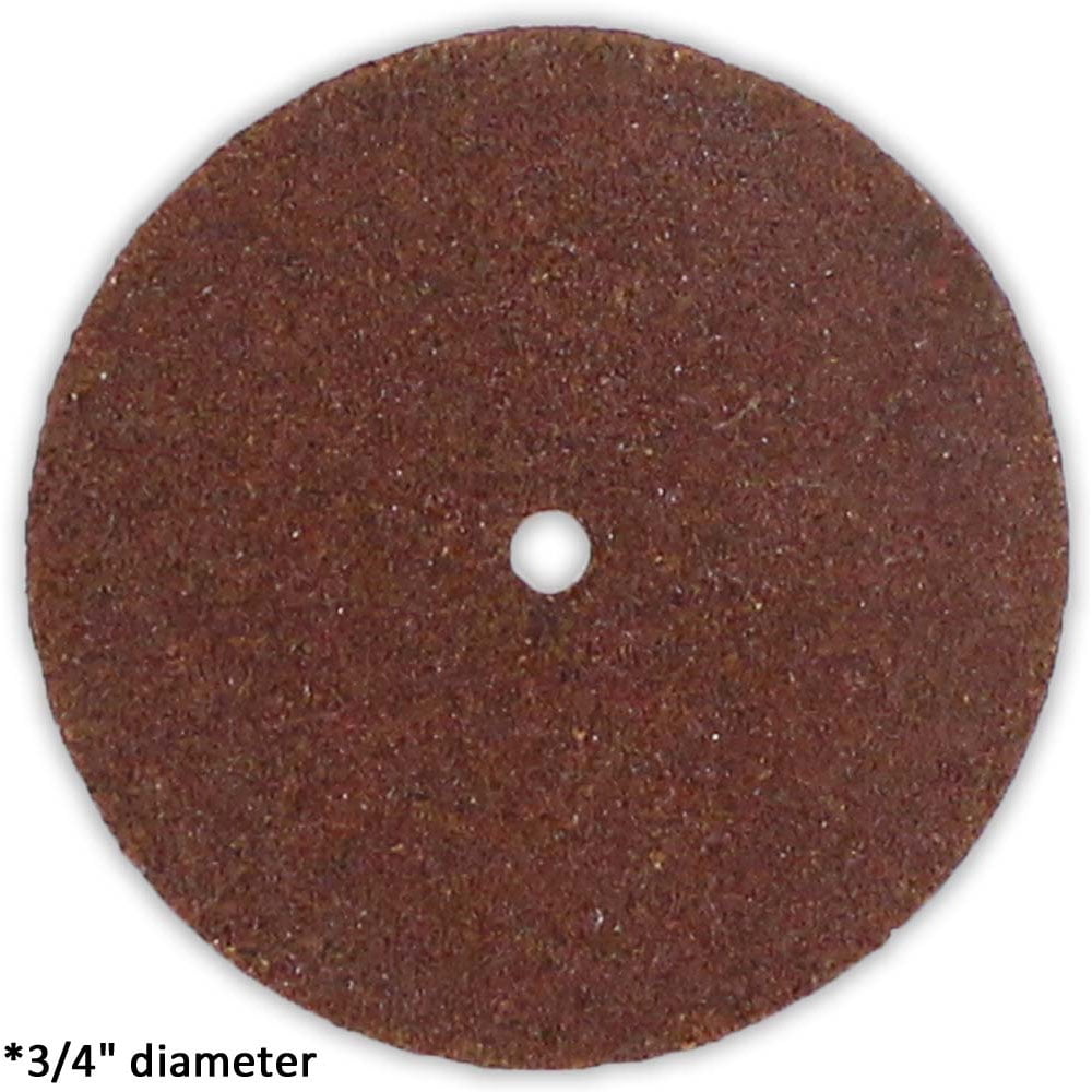 DYNAMIC 100 Piece Rubber Cutoff Wheels | Precise ¾” Diameter & 0.6mm ...