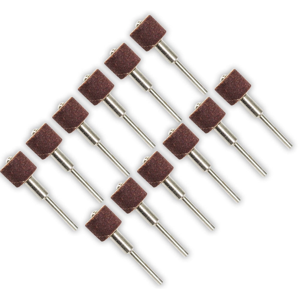 DYNAMIC 12 Piece Sanding Drums Set | Pre-mounted on 1/8" Shanks | Fine ...