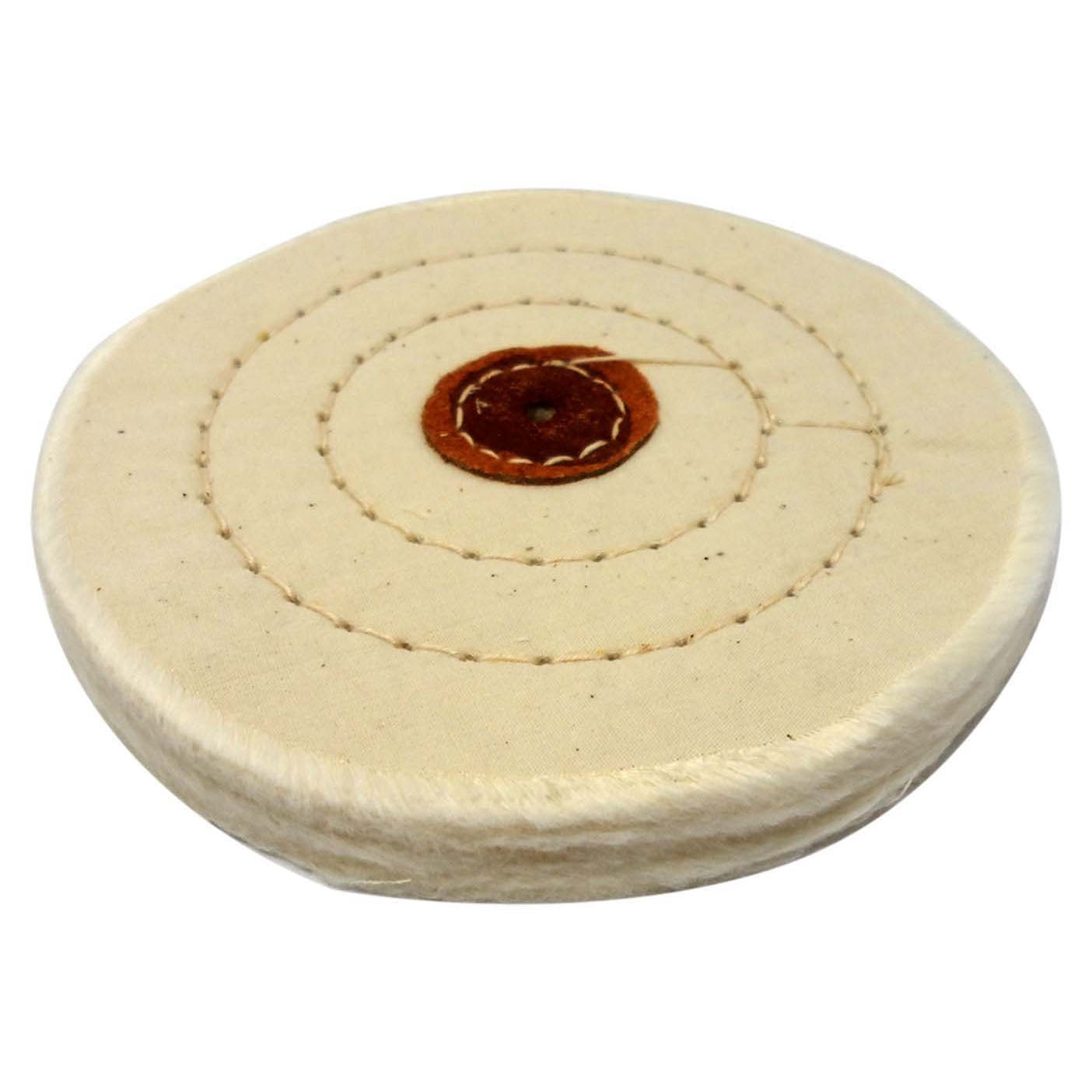 DYNAMIC (2 Pack) White Cotton Buff | Coarse Unbleached Cotton | 5 ...