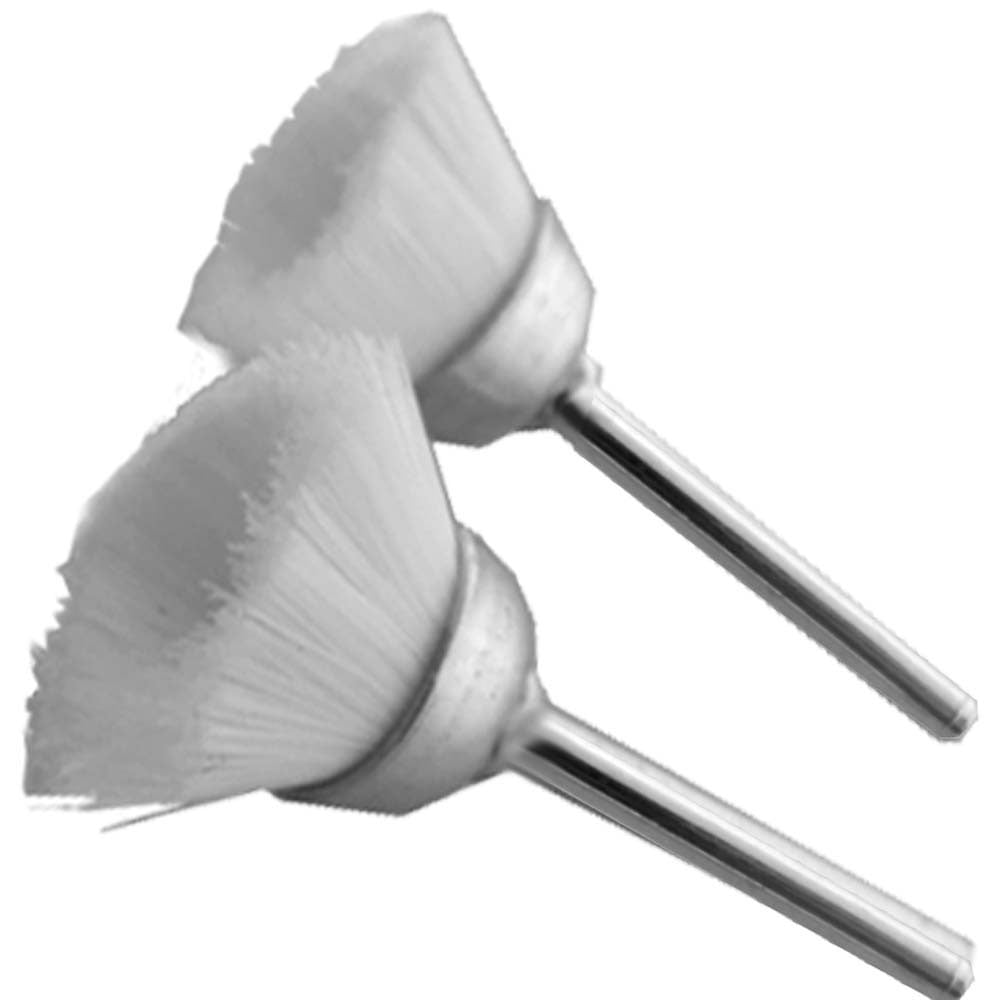 DYNAMIC 2 Pc Nylon Cup Brush Polishing Set | Gentle Cleaning and ...