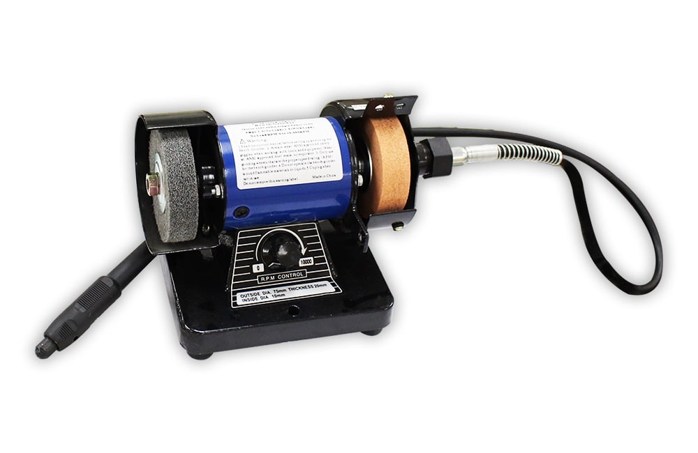 DYNAMIC Small Workshop Electric Mini Bench Grinder - TJ9915 for Home ...