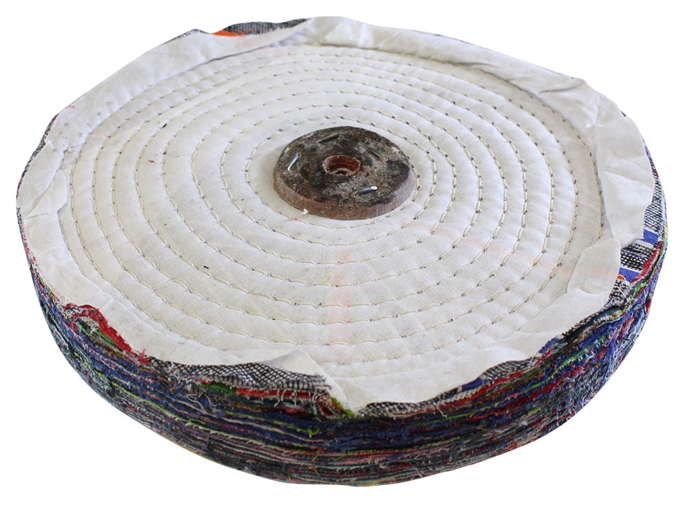 DYNAMIC Multi-Colored 10" Buffing/Polishing Wheel | Cotton Fabric Construction | 1 1/2 ...
