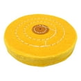 DYNAMIC Yellow Cotton Wheel | 5" Diameter Buff with 45 Layers of Cotton ...