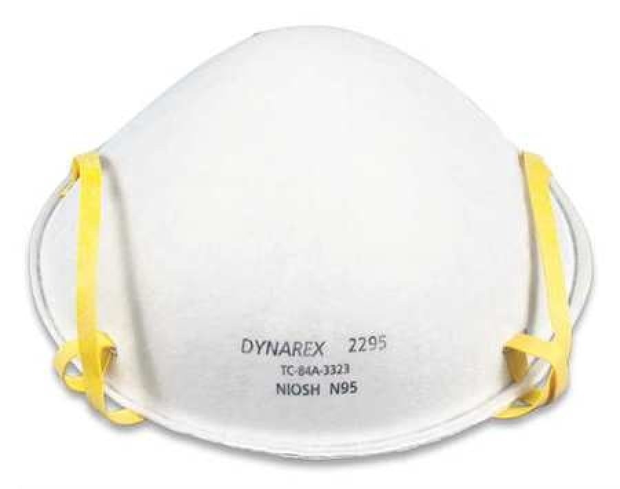 DYNAREX 2295 N95 Disposable Respirator, Universal, White, PK240 ...