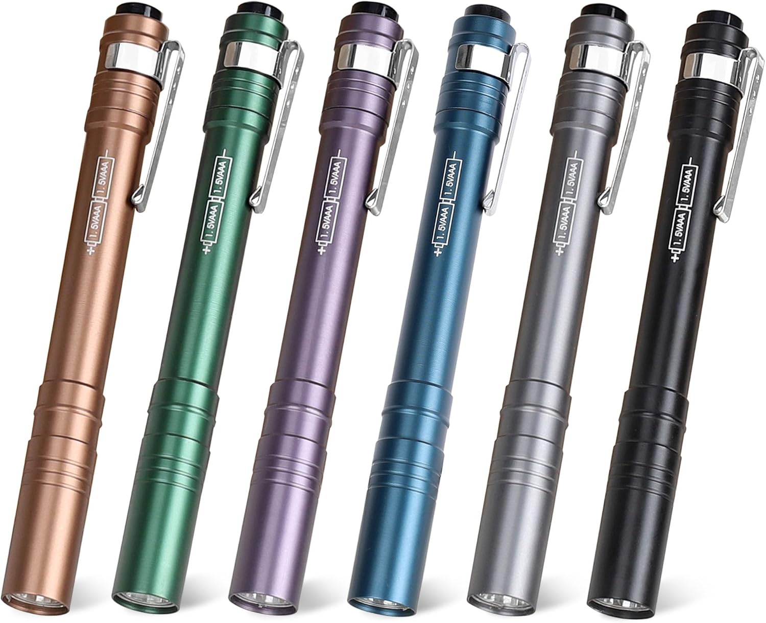 DYNATO 4-Pack Pen Light, Aluminum LED Penlights with Batteries Included ...