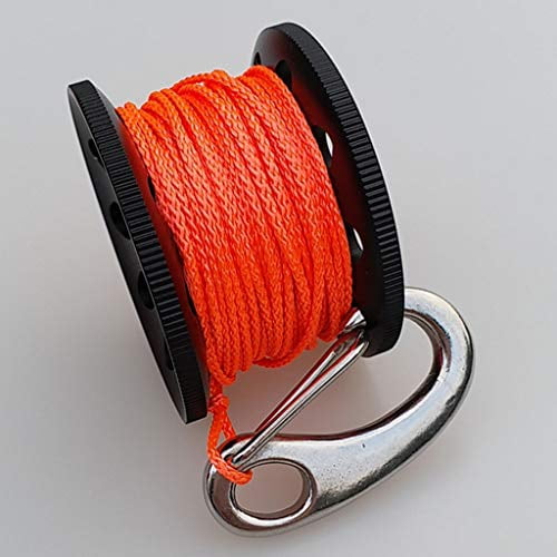 DYNWAVE Heavy Duty Finger Reel with Strong Clip Wreck Scuba Diving Tech ...