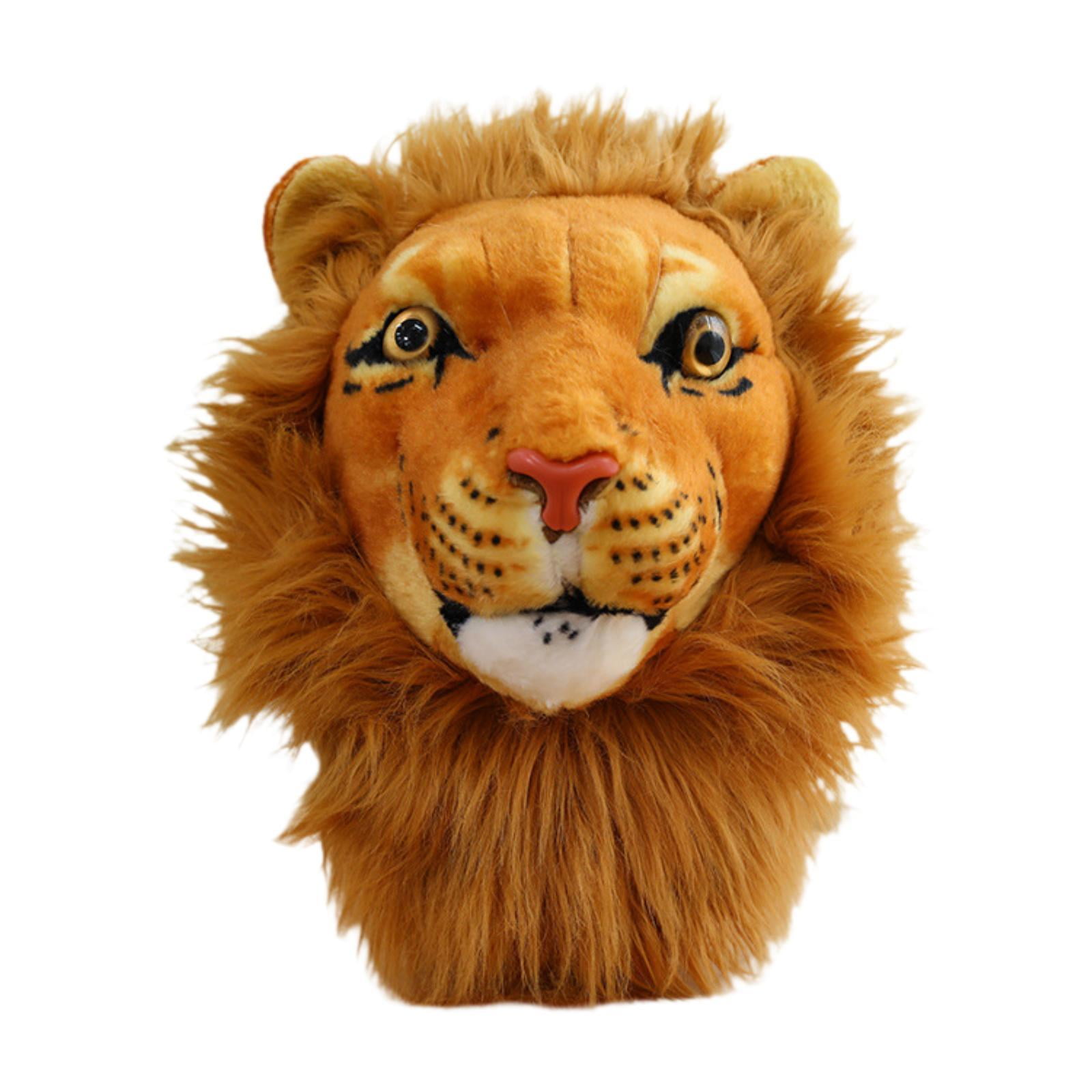 DYNWAVE Stuffed Animal Head Shoulder Bag Animal Head Backpack 3D ...