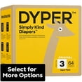 DYPER Simply Kind Diapers, Remarkably Soft, Size 3, 64 Count (Select ...