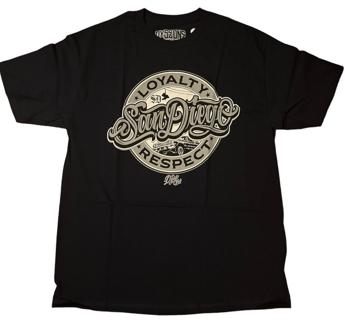 DYSE ONE San Diego SD Loyalty Navy Blue Men's T-Shirt Short Sleeve ...