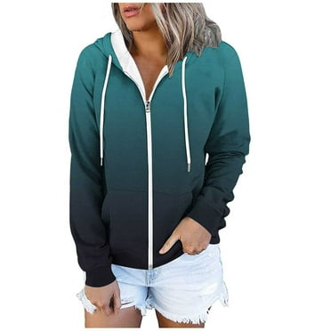 Women's Full Zip Up Hoodie Hoodies for Women Plus for Womens Hoodie ...