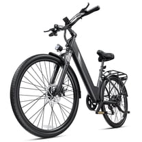 Electric Mountain Bike for Adults, 26" Tire E-Bike, 750W Peak Motor ...