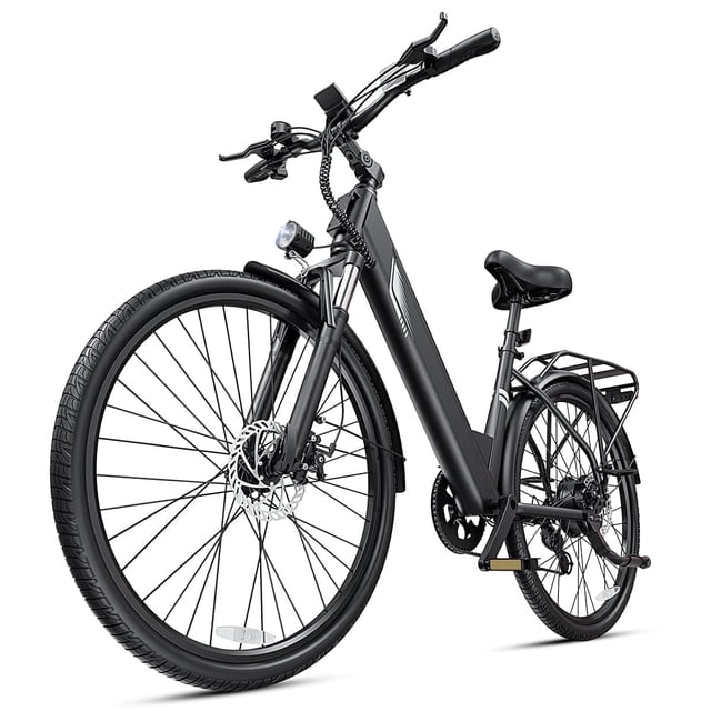DYU C7 Electric Bike for Adults, 26" Peak 1000W Motor Ebike, 48V 10.4Ah ...