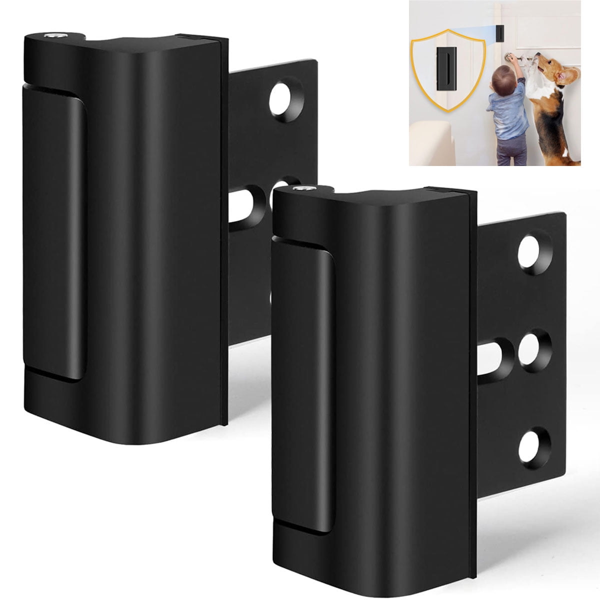 DYUES Home Security Door Lock, 800 lbs Withstand ,Upgraded Childproof ...