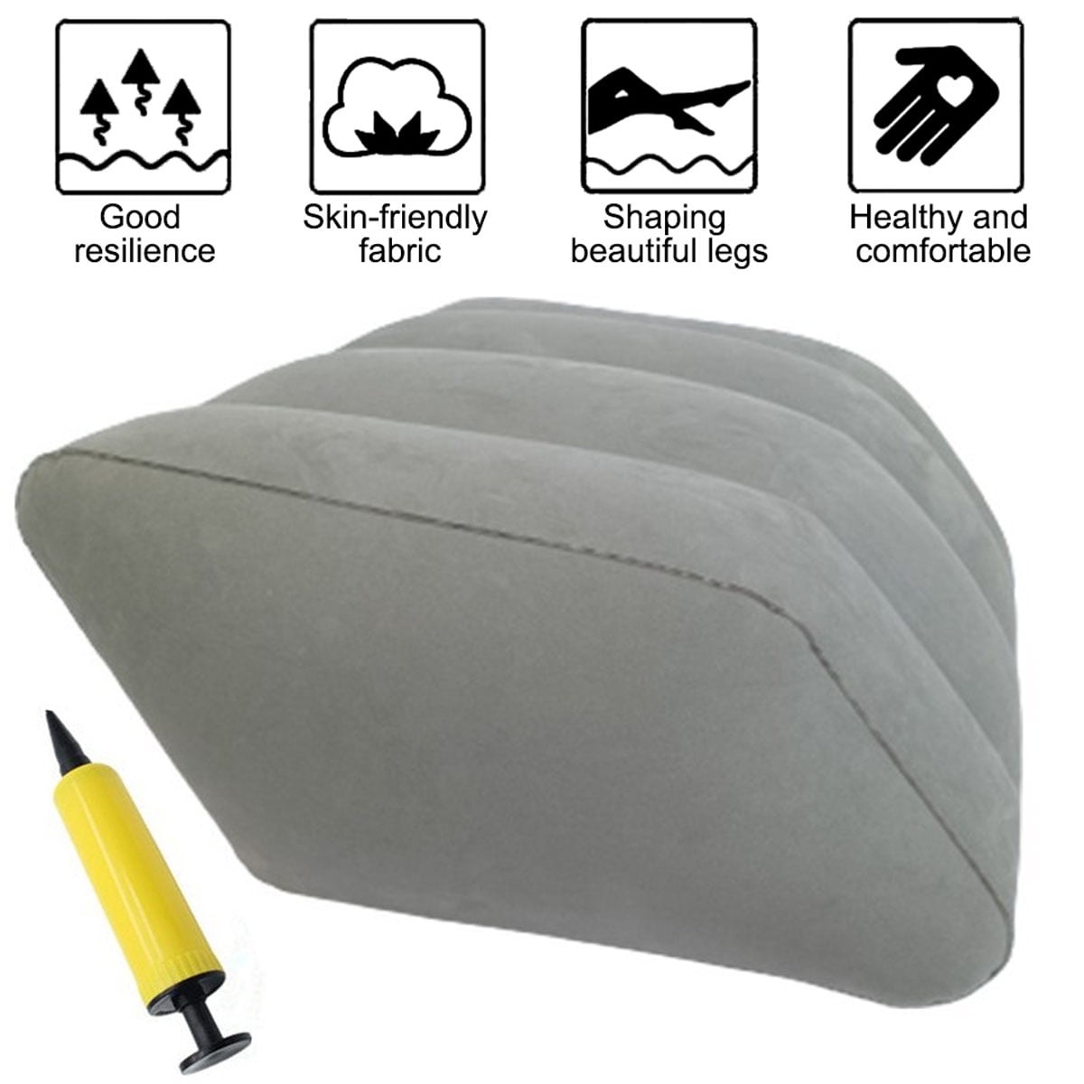 DYUES Inflatable Leg Rest, Portable Leg Wedge Pillow for Raising Legs ...