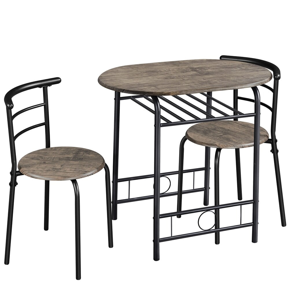 DYUKFG 3 - Piece Dining Room Table Sets: Space - Saving Kitchen Table ...