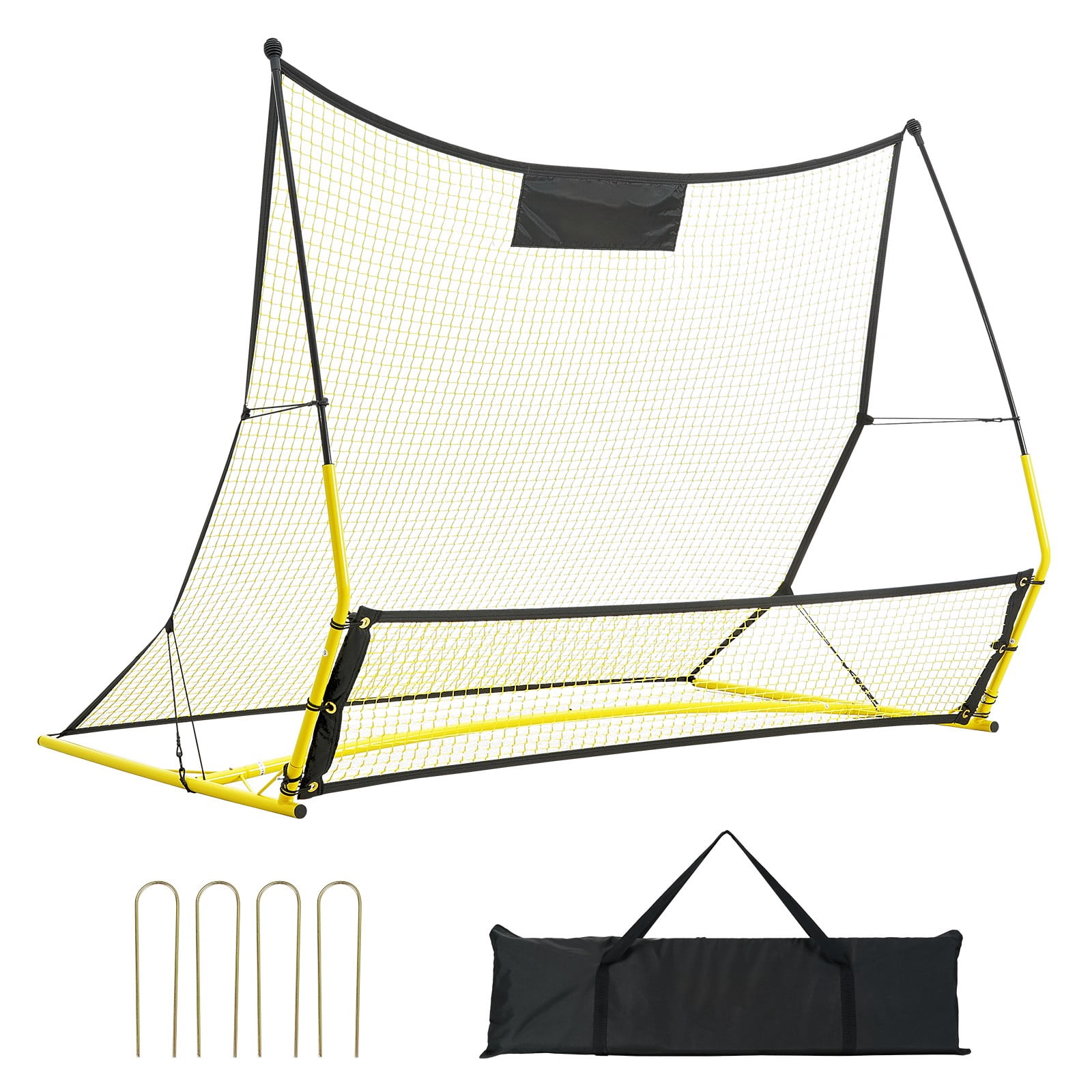 DYUKFG 71"x40" 2 - IN - 1 Portable Soccer Trainer Rebounder Net with ...