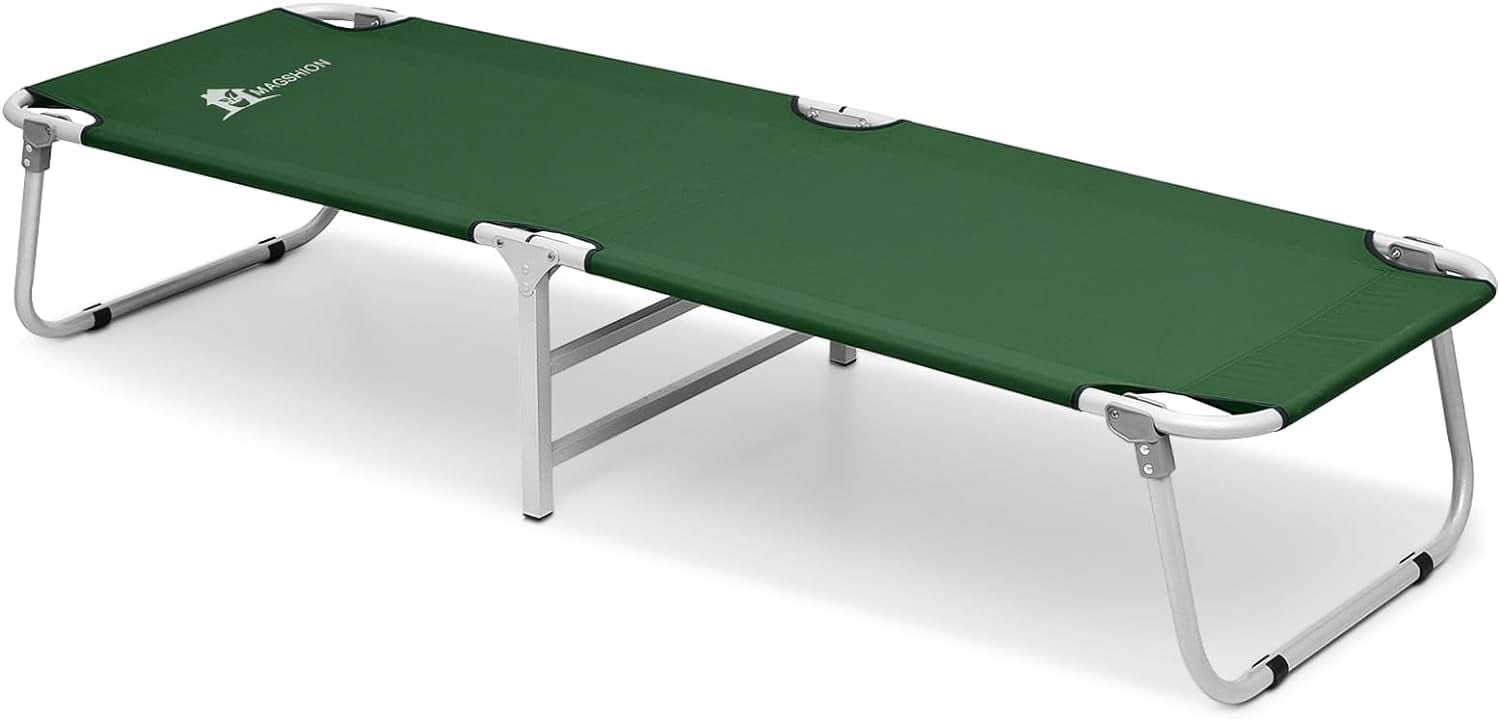 DYUKFG Portable Military Fold Up Camping Bed Cot + Free Storage Bag ...