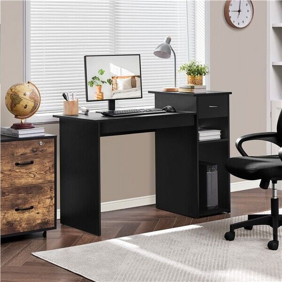 DYUKFG Small Space Computer Desk - Compact Study & Writing Desk with ...