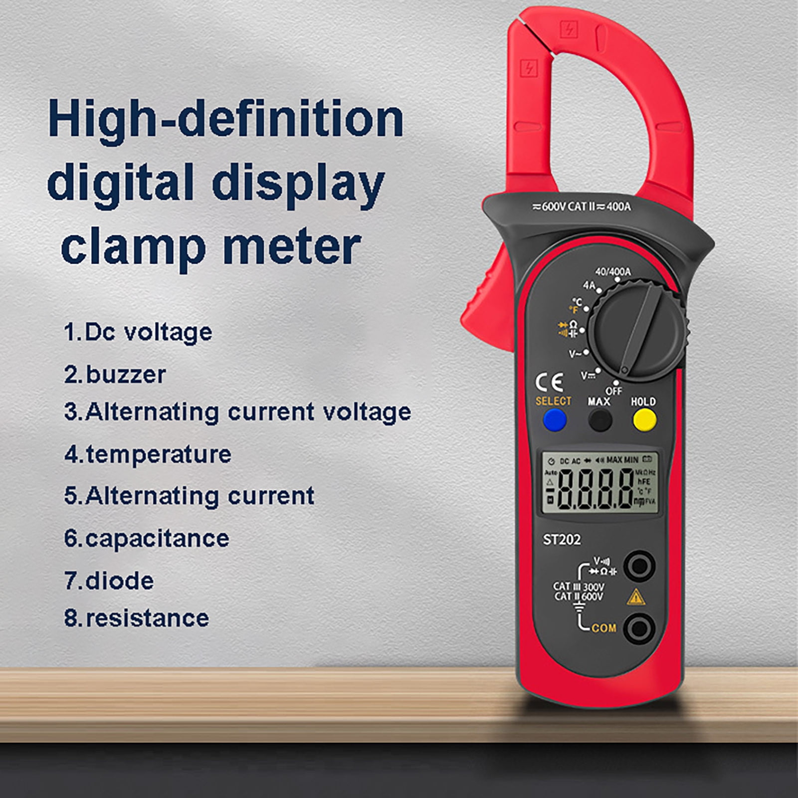 DYWADE 3C Car Check Engine Reader Digital Clamp Multimeter With ...