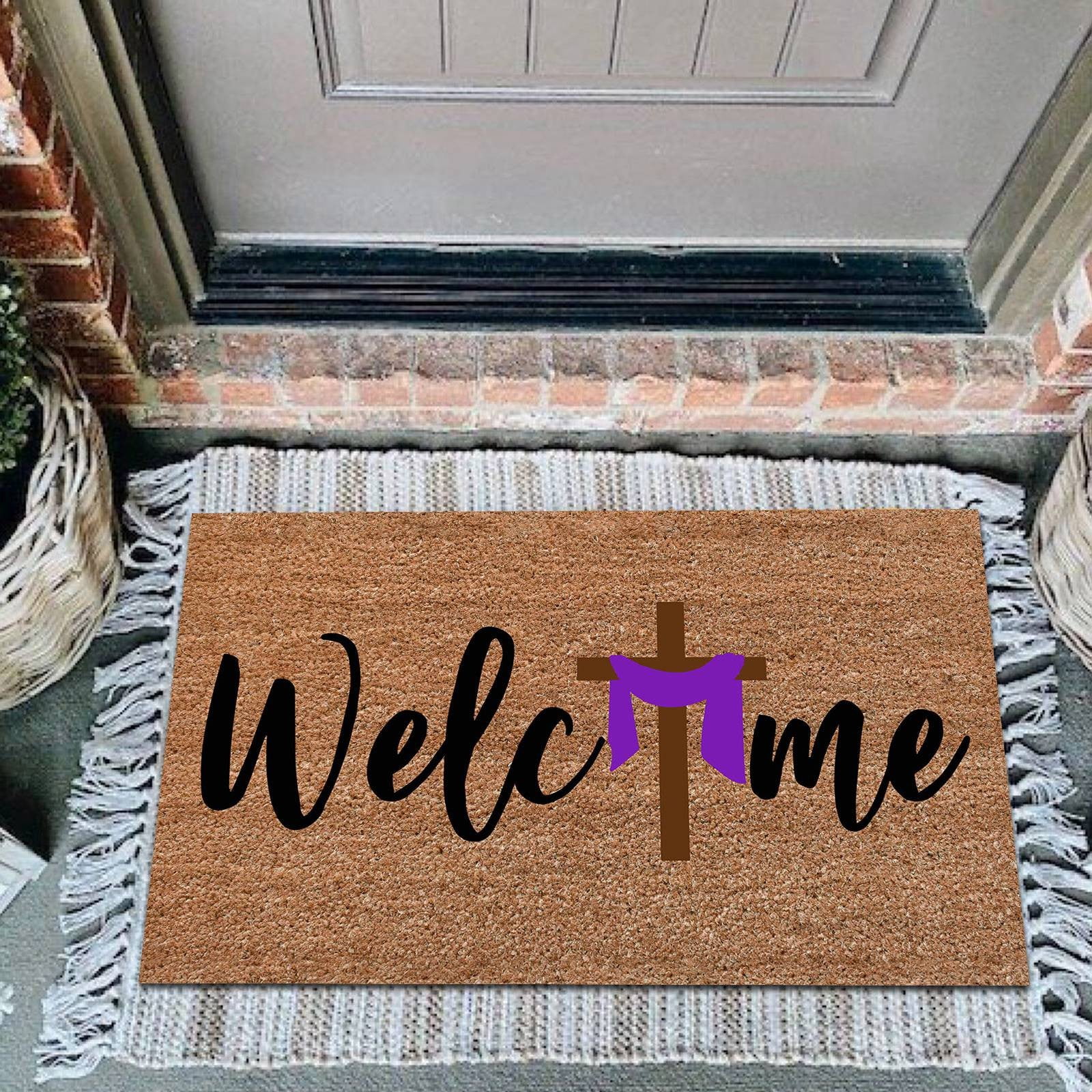 DYWADE Household Textile Heavy Blanket Full Spring Bunny Easter Welcome ...