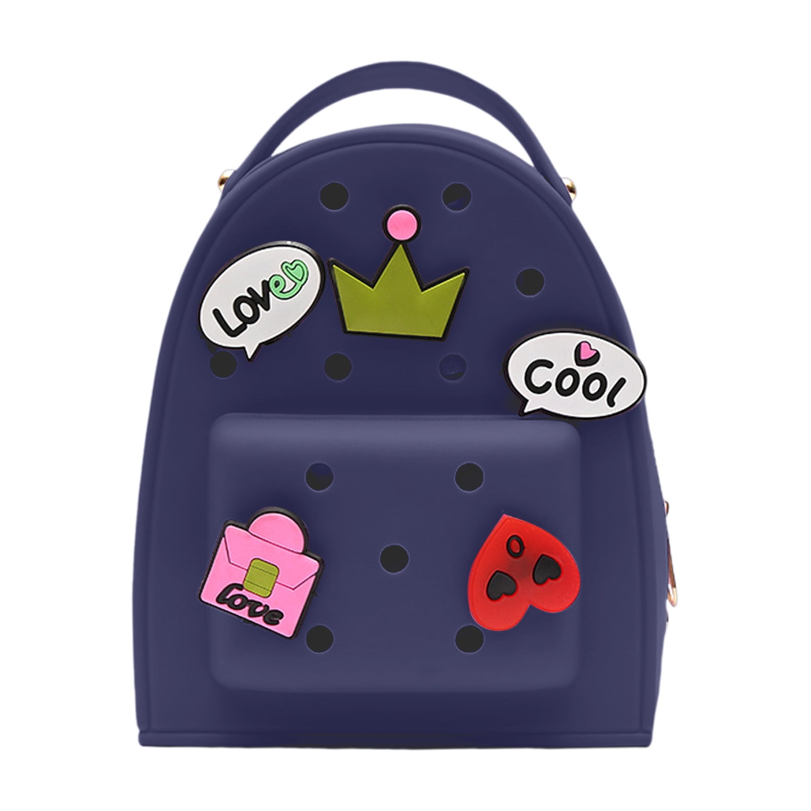 DYWADE Skincare Sunscreen 70 Silicone Jelly Clog Backpack with Charms ...