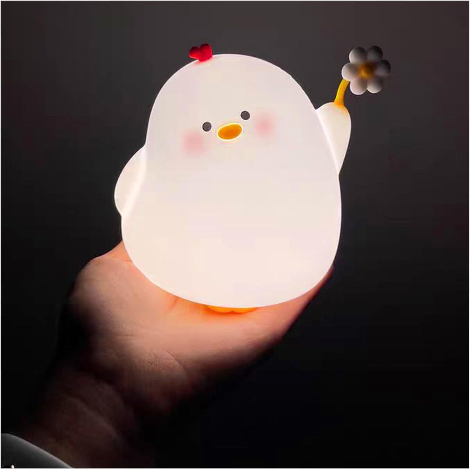 DYY Cute Chick Night Light for Kids, Infants Soft Cute Chicken Lamp is ...