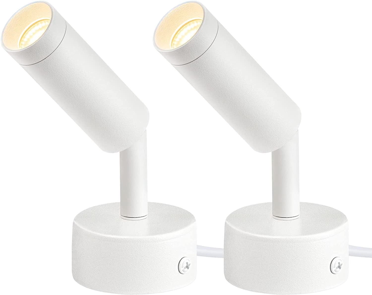 DYY Spot Lights Indoor LED Accent Spotlight for Plants Pictures Desk (2 ...