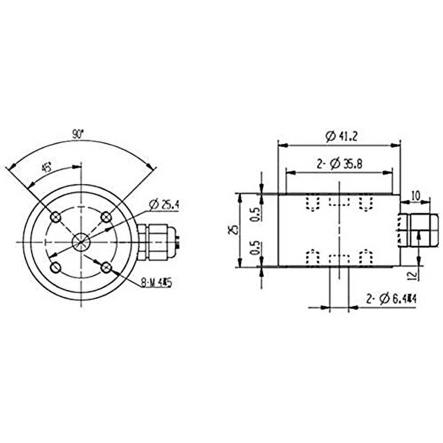 DYZ-101 Column Type Load Cell Industrial Stainless Steel Tension and ...