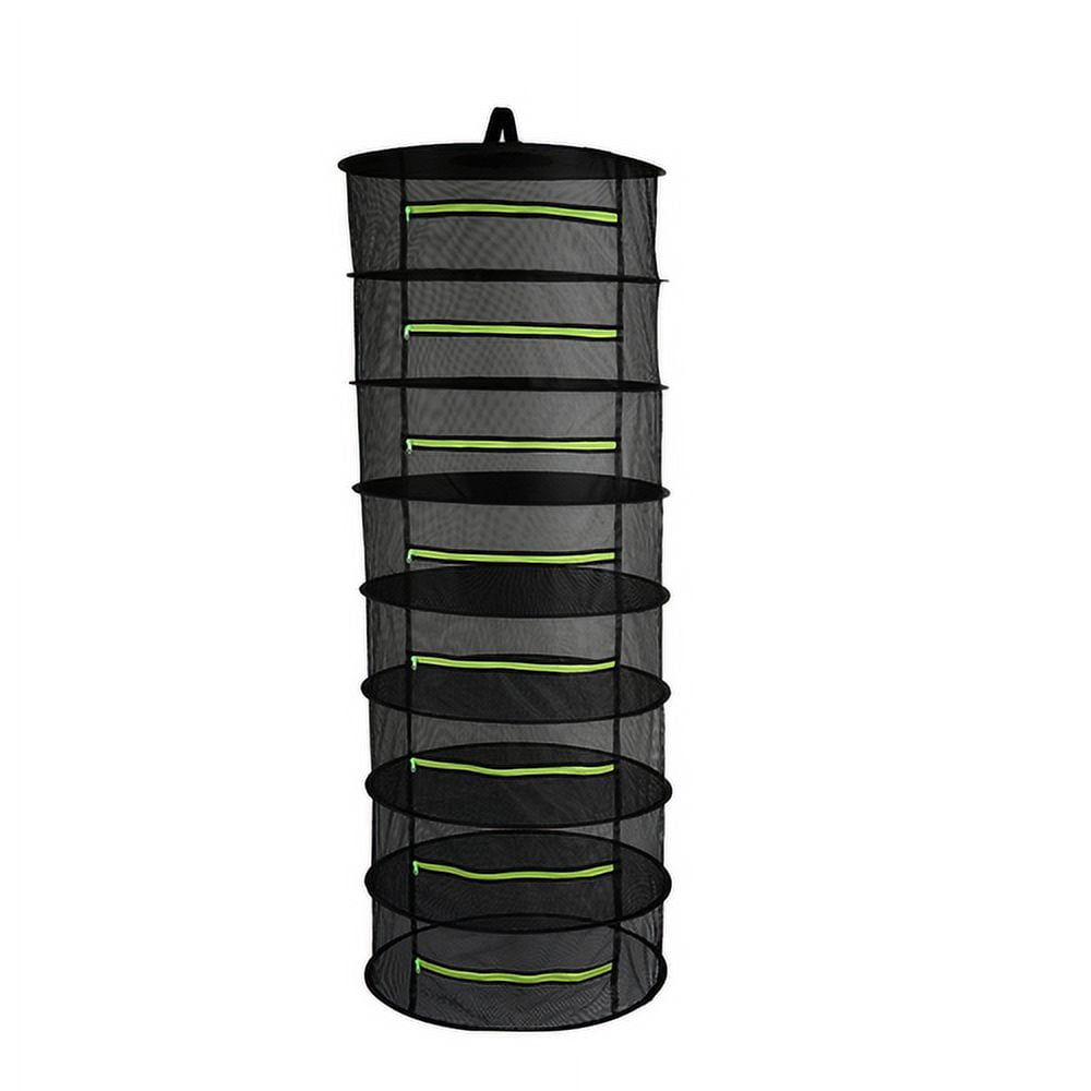 DYstyle 2/4/6/8 Layers Folding Fishing Net Hanging Basket Mesh Dryer ...