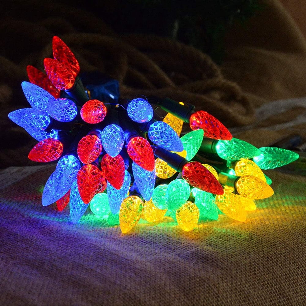 DYstyle 5M 50 LEDs Waterproof Christmas Xmas Tree Light with 8 Modes ...