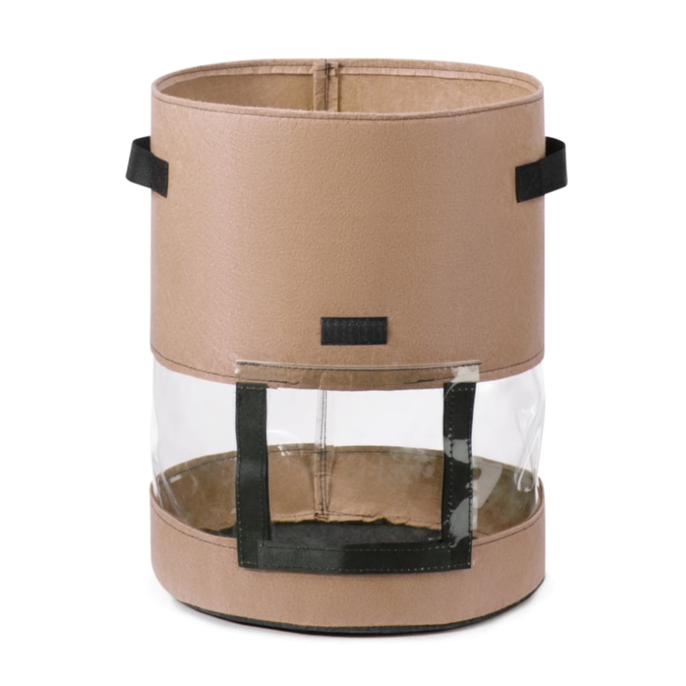 DYstyle 7/10Gallon Transparent Visible Plant Grow Bag,DIY Planting ...
