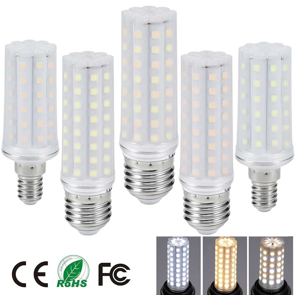 DYstyle E14 E27 LED Light Corn Bulb Kits SMD2835 60/80 lamp beads ...