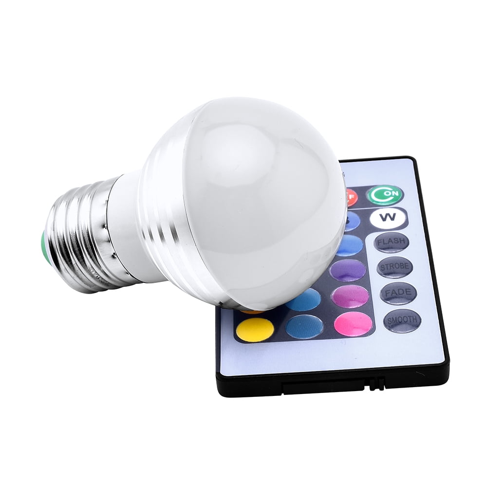 DYstyle LED 1-10 Pack LED RGB Bulb Lamp E14 E27 B22 GU10 MR16 AC85-265V ...