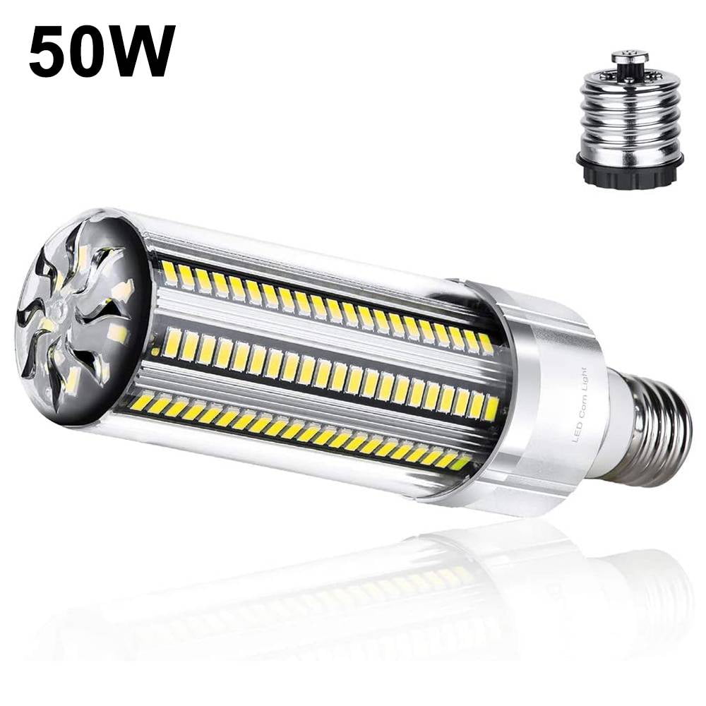 DYstyle LED 25W-54W Super Bright Corn LED Light Bulb With Fan(200W-500W Equivalent) E26/E27/E39 ...
