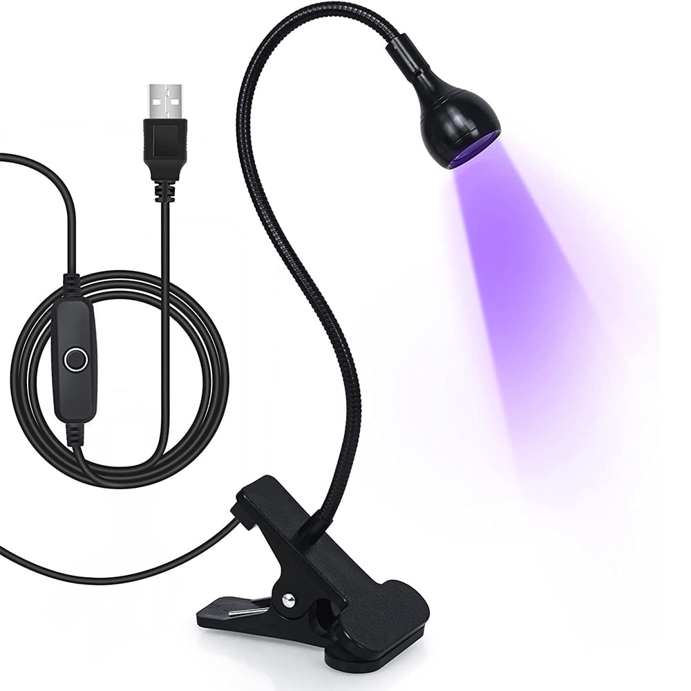 DYstyle LED Black Light 3W 395nm UV LED Light Fixtures with Flexible ...