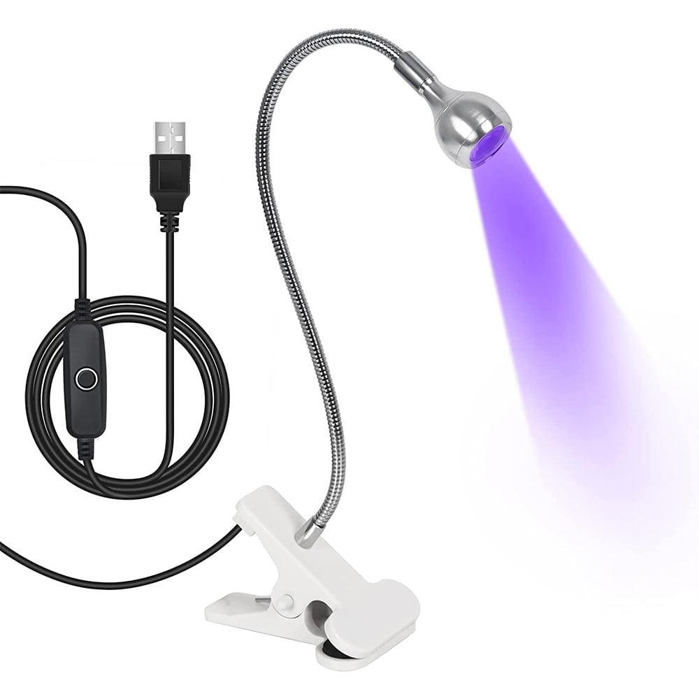 DYstyle LED Black Light 3W 395nm UV LED Light Fixtures with Flexible ...