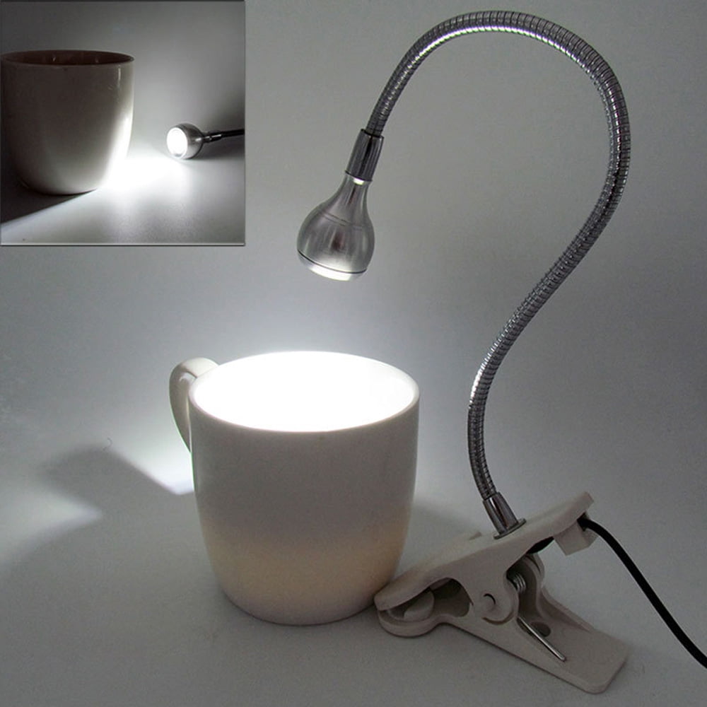 DYstyle LED Book Light 360° Flexible Gooseneck USB Clip-on Desk Lamp ...